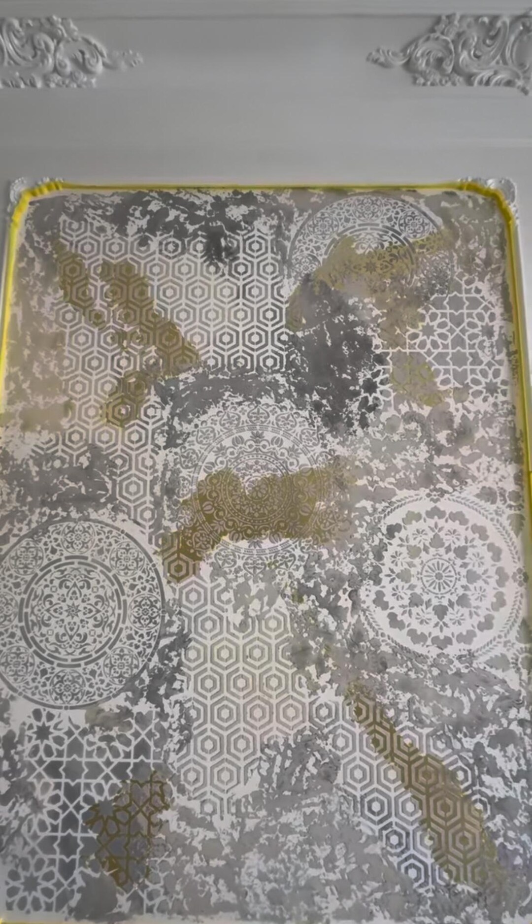 Geometric Eastern Patterns, Wall Stencil Set, Reusable DIY Stencils ...