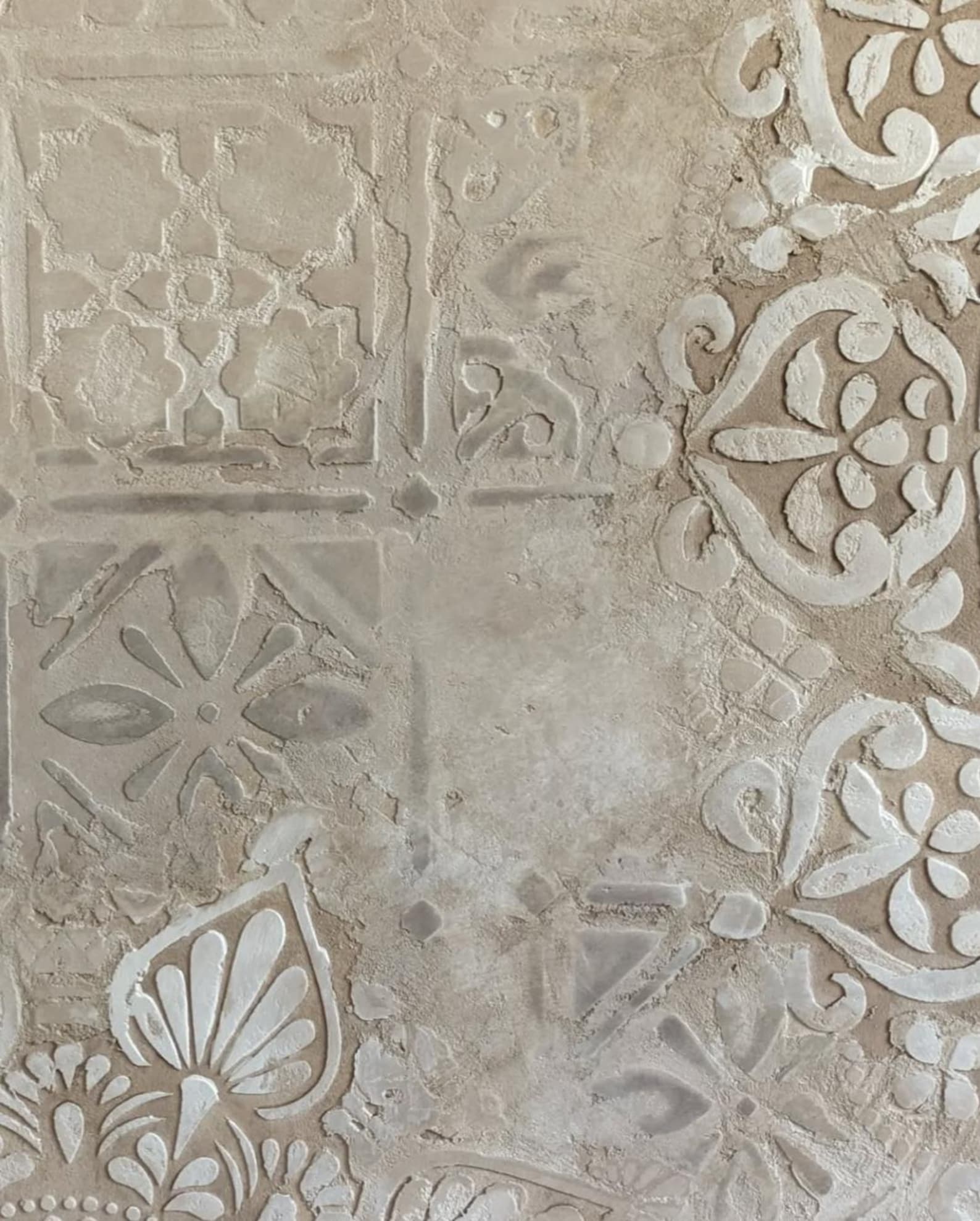 Textured Wall Stencil Set, Eastern Pattern Templates, Reusable Stencils ...