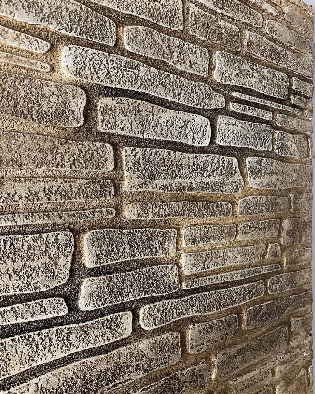 Reusable Brick Pattern Stencil for Decorative Plaster, Large Brick ...