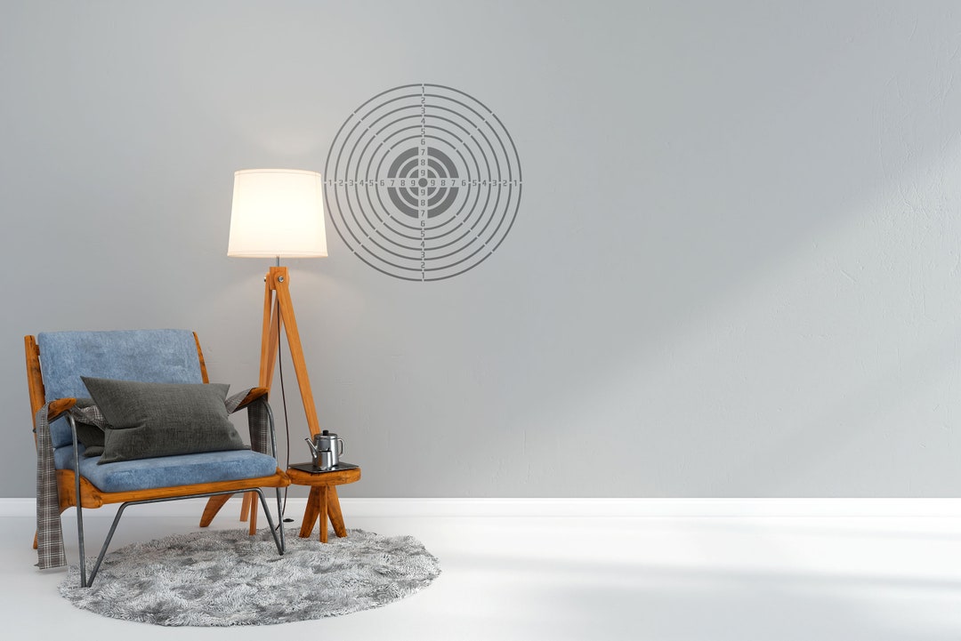 Bullseye Target Stencil Target Stencil Shooting Target - Etsy