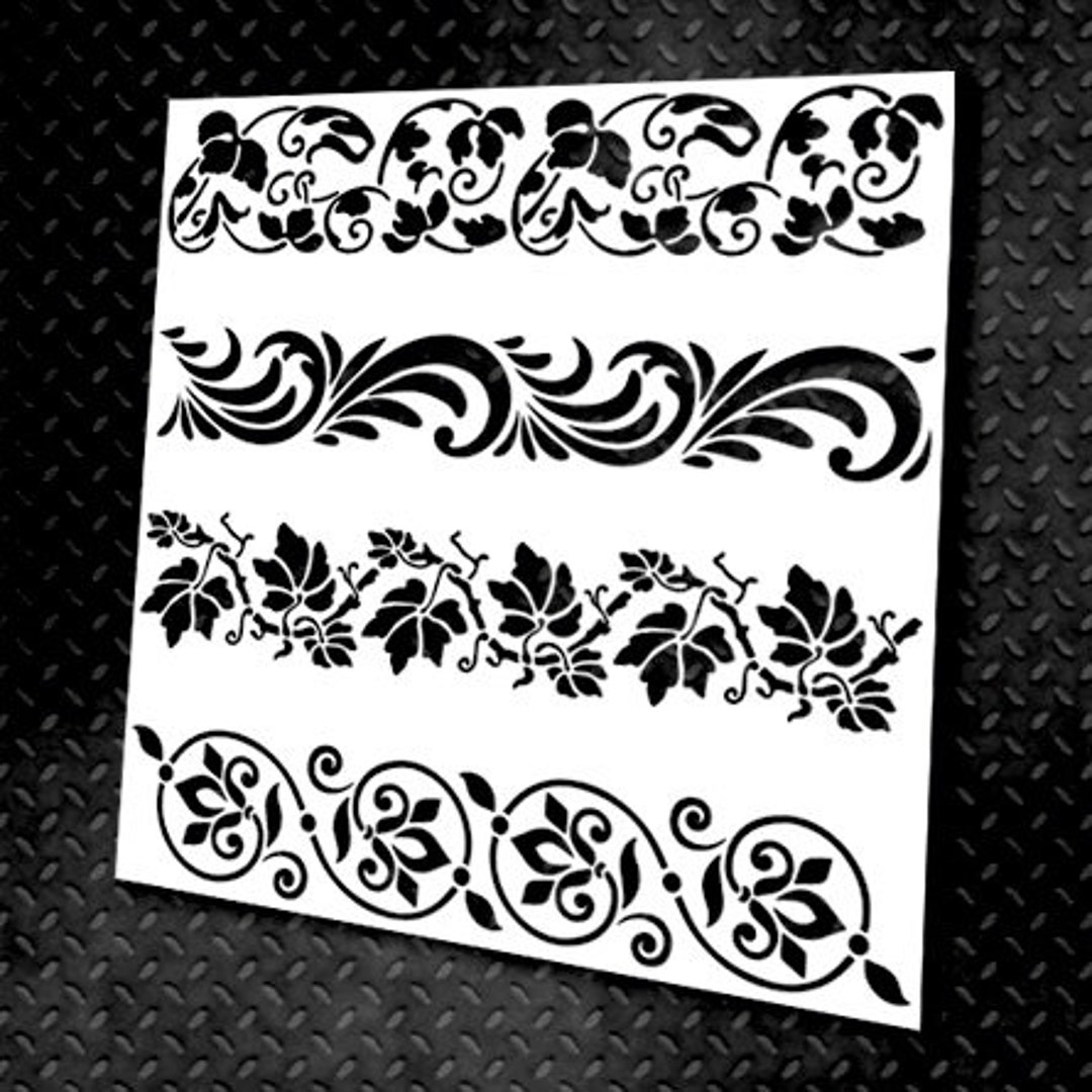 Stencil for Wall, Floral Pattern Wall Stencil, Transform Your Decor ...