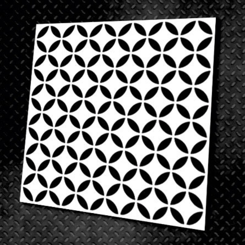Unique Wall Stencil Scandinavian Stencil Pattern for DIY - Etsy