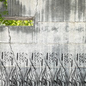 Reed Wall Stencil, Reeds Wall Stencil, Grass Blades, Reeds Stencil ...