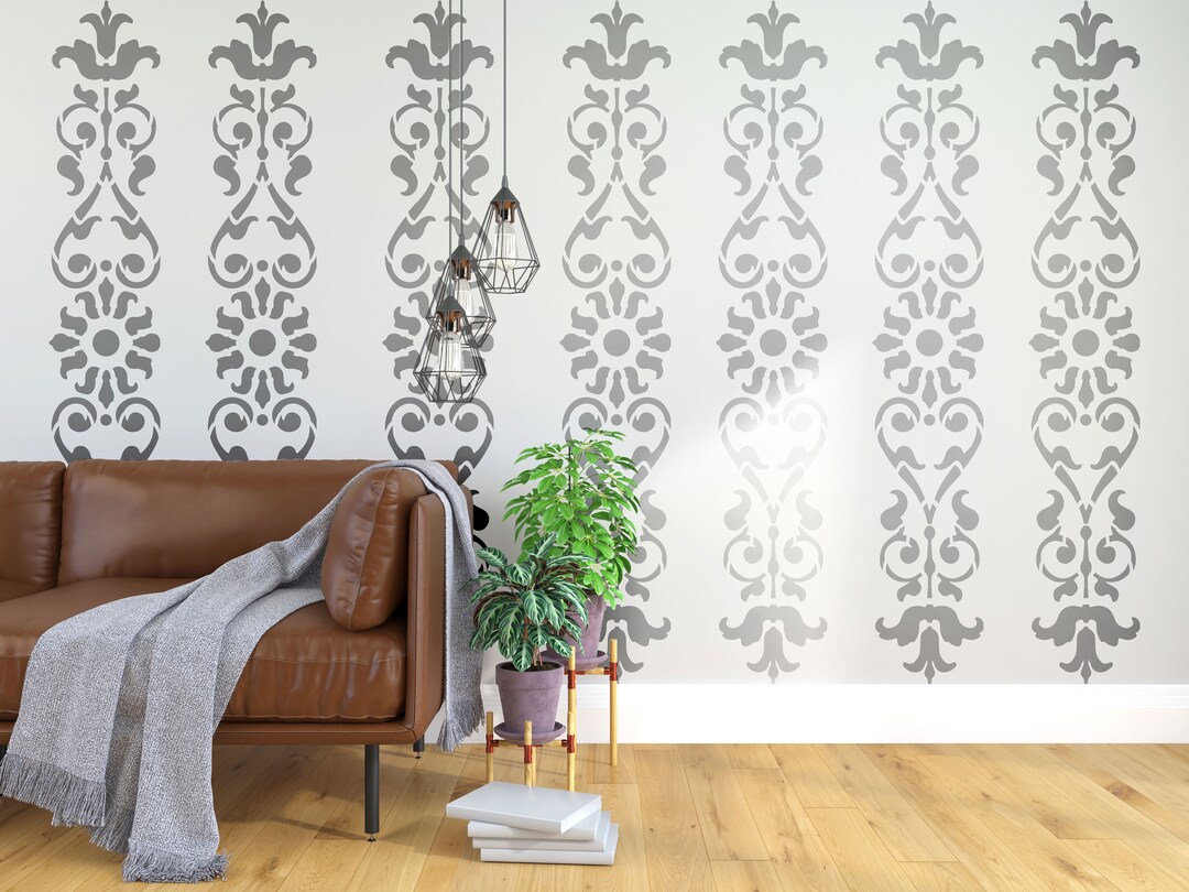 Reusable Border Stencil for Plaster, Create Decorative Borders With ...