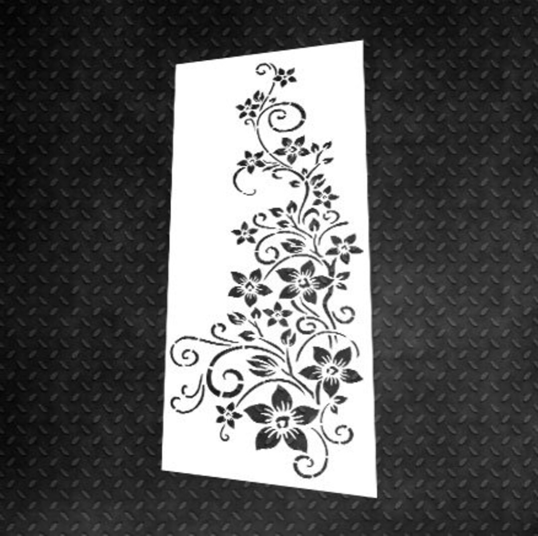 Flower Painting Stencil, Reusable Flower Stencils for Painting ...