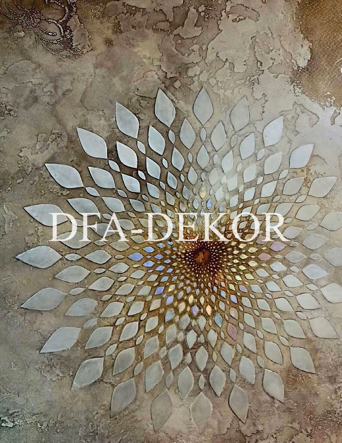 Optical Illusion Pattern Stencil Hypnosis Spiral Stencil - Etsy