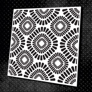 Geometric Floor Stencils, Upgrade Flooring Design, Stylish Alternative ...