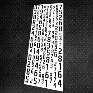 Matrix Stencil, Numbers Stencil, DYI Craft Furniture, Reusable Painting ...