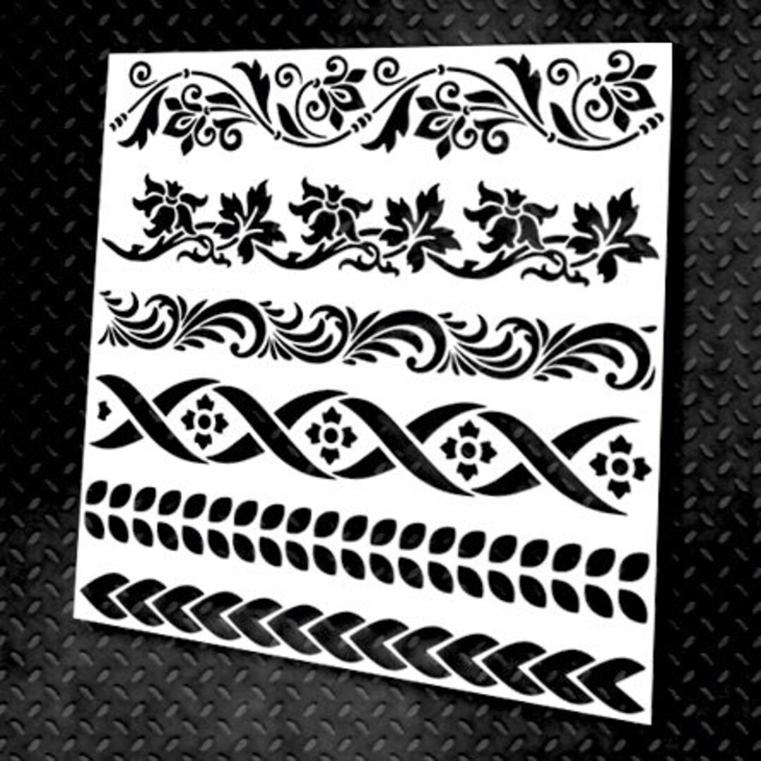 Transform Your Decor, Beautiful Design Stencil for Walls, Stencil for ...