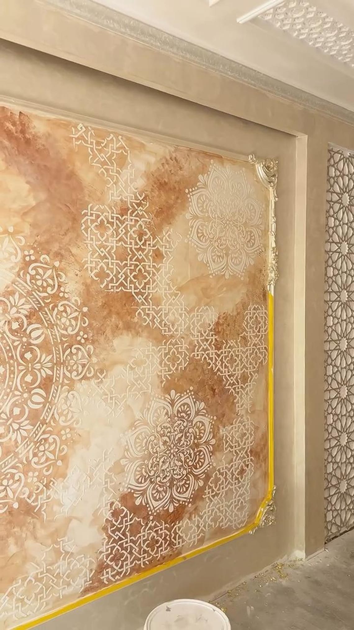 Wall Stencils Set, Moroccan Geometric Pattern Templates, Mandala ...