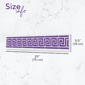 Greek Key Stencil, Art Deco Greek Pattern Template, Stencils of a Greek ...