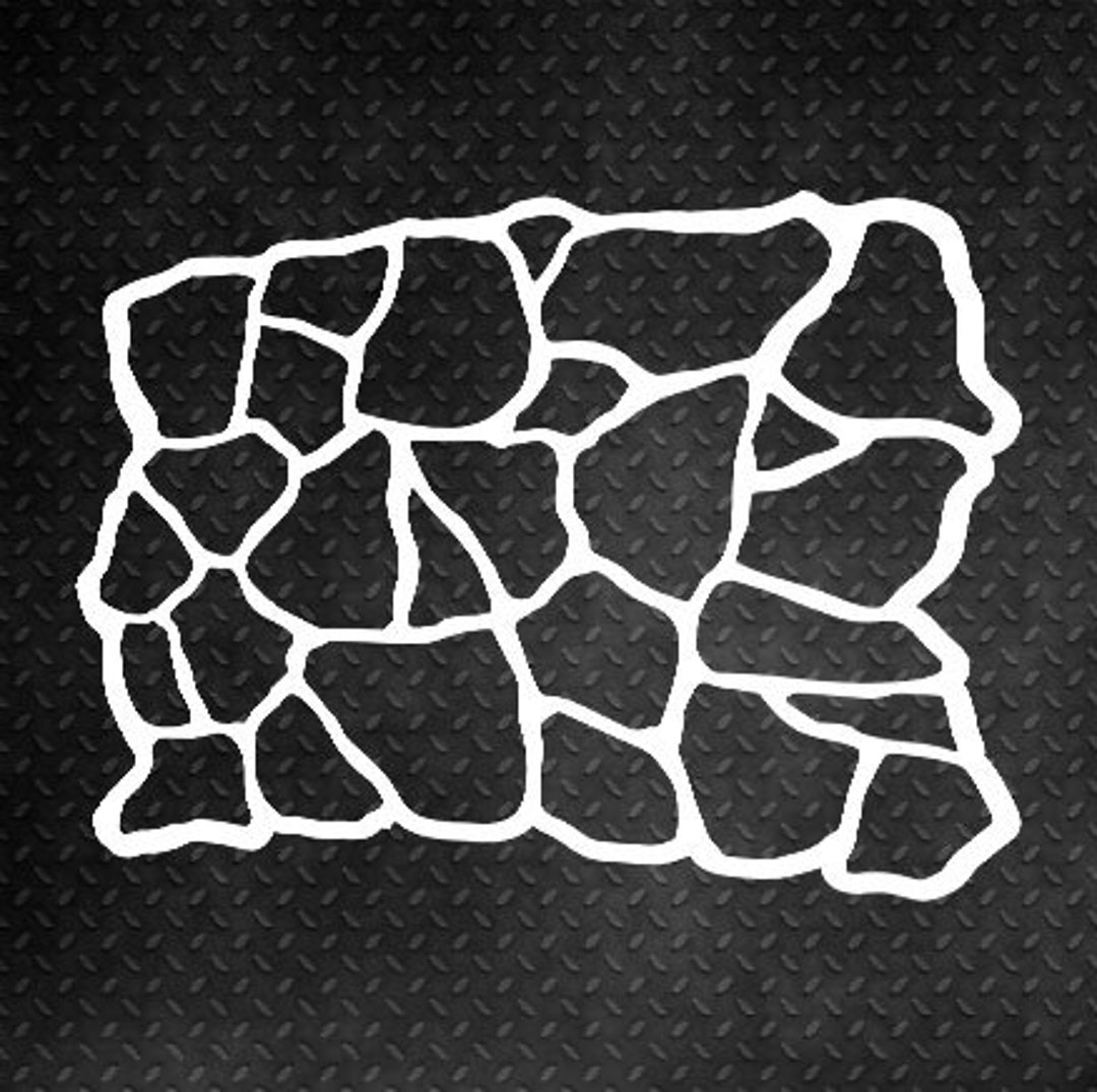 Stone Wall Stencil, Concrete Stencil, Wall Stencil, Stencil for ...