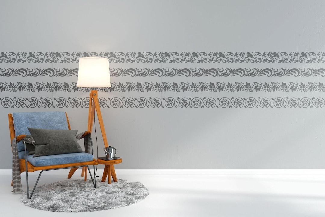 Stencil for Wall, Floral Pattern Wall Stencil, Transform Your Decor ...