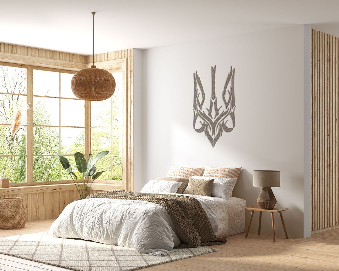 Ukraine Trident Stencils, Ukraine Tryzub Stencils, Ukraine Emblem ...