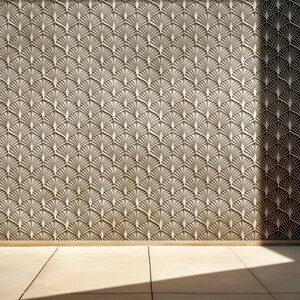 Large Art Deco Fan Stencil - Etsy