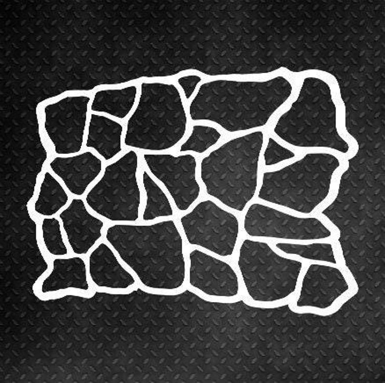 Stone Wall Stencil, Concrete Stencil, Wall Stencil, Stencil for Plaster ...