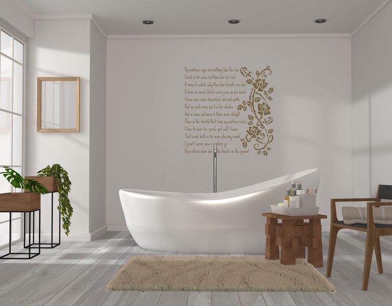 Poem Stencil, Vintage Poem Stencil for Wall, Script Stencil, Memorial ...