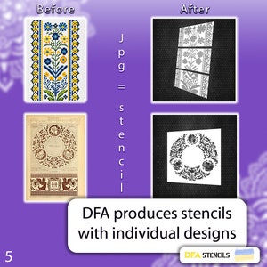 Damask Pattern Stencil for Wall Decor, DIY Wall Decor With Eastern ...