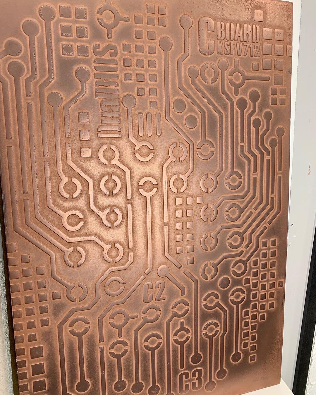 Circuit Board Wall Stencil, PCB Pattern Template, Electronic Schematic ...