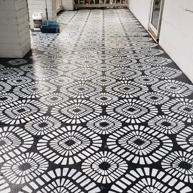Floor Stencil - Etsy