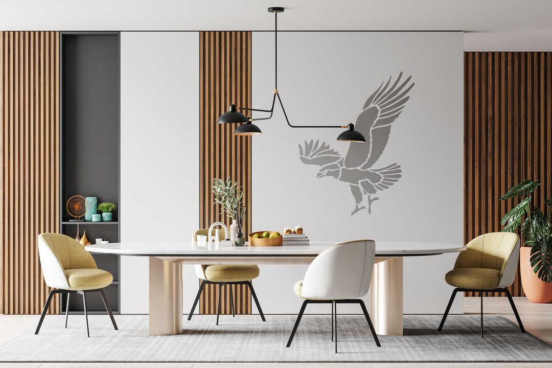 Falcon Stencil, Mylar Reusable Stencil, Stencil, Furniture Stencils ...