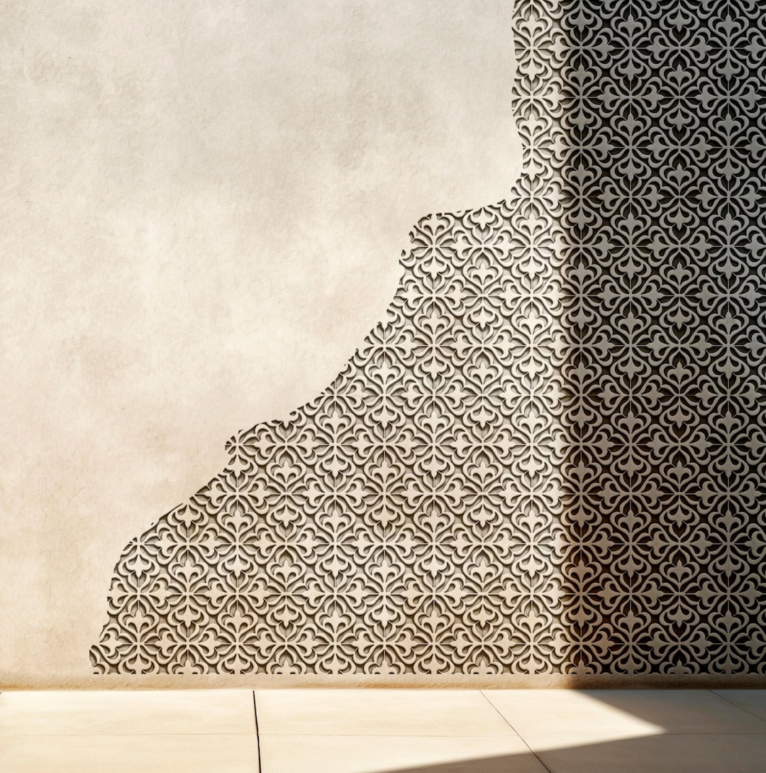 Wall Geometric Pattern Stencil, Transform Your Decor, Beautiful ...