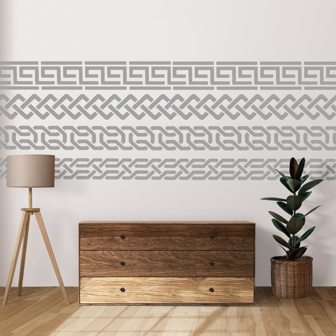 Pattern Wall Stencil, Large Wall Stencils for Painting, Transform Your ...