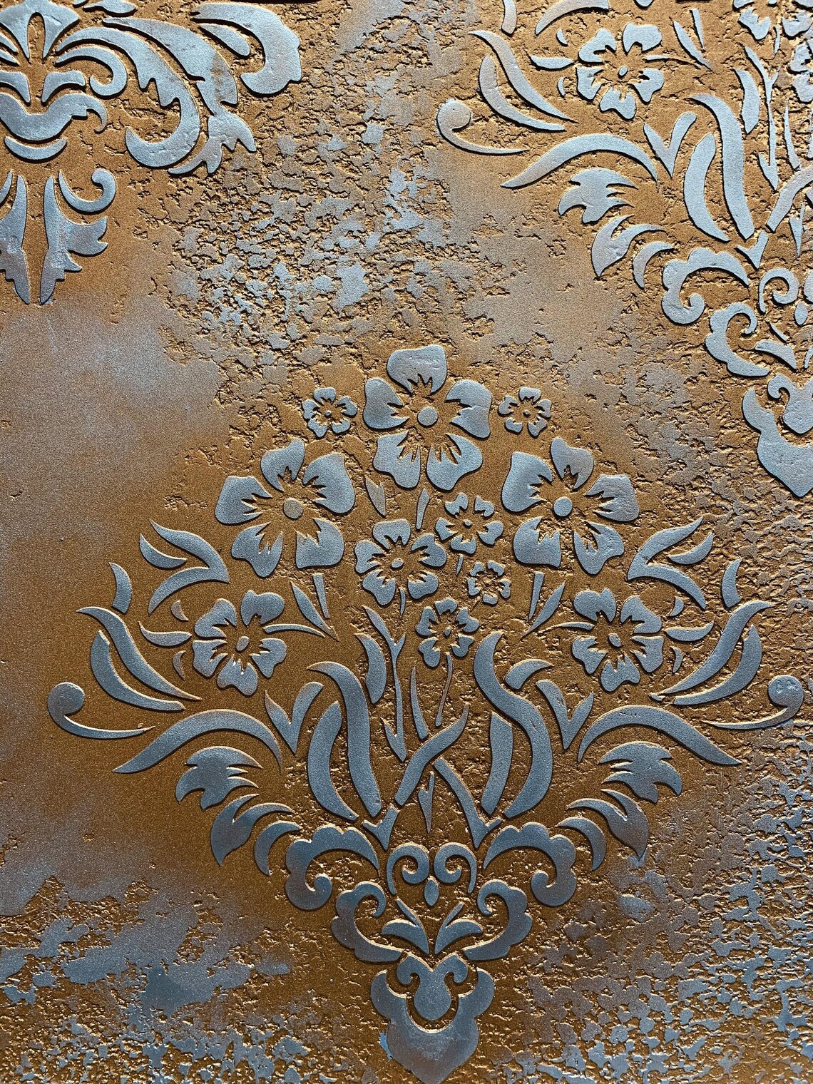 Reusable Stencils for Painting, Damask Stencilwall Decor and Crafts ...