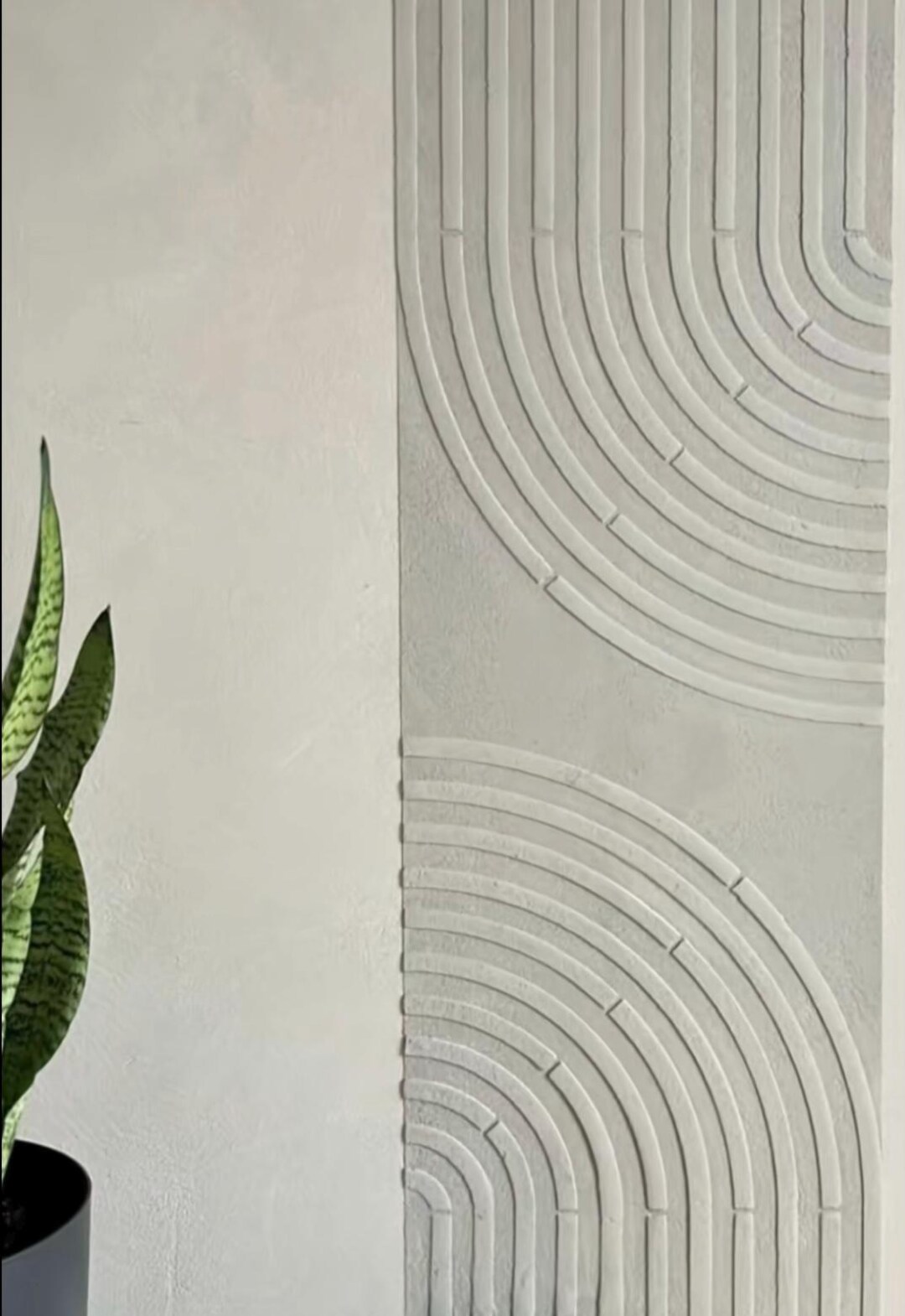 Geometric Wall Stencil Modern Line Pattern Stencil Wall Texture Stencil ...