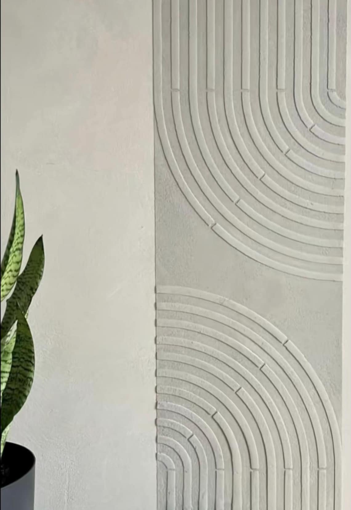 Geometric Wall Stencil, Modern Line Pattern Stencil, Wall Texture ...