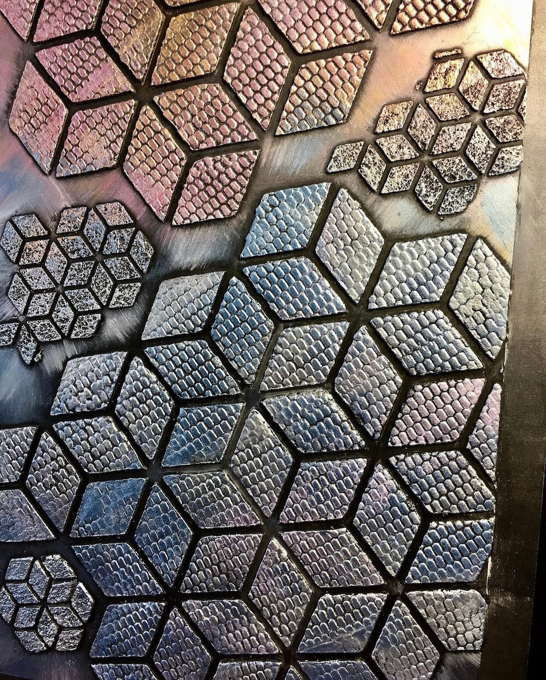 Stencils for Wall, Wall Minimal Stencil, Cube Print, Unique Wall Stencil, Teenager Stencils ...