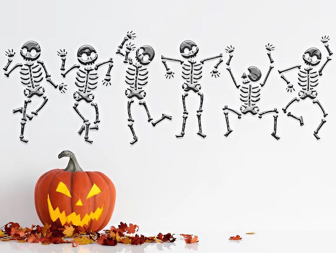 Skeleton Stencils, Halloween Skeleton Stencil, Halloween Paint Stencil ...
