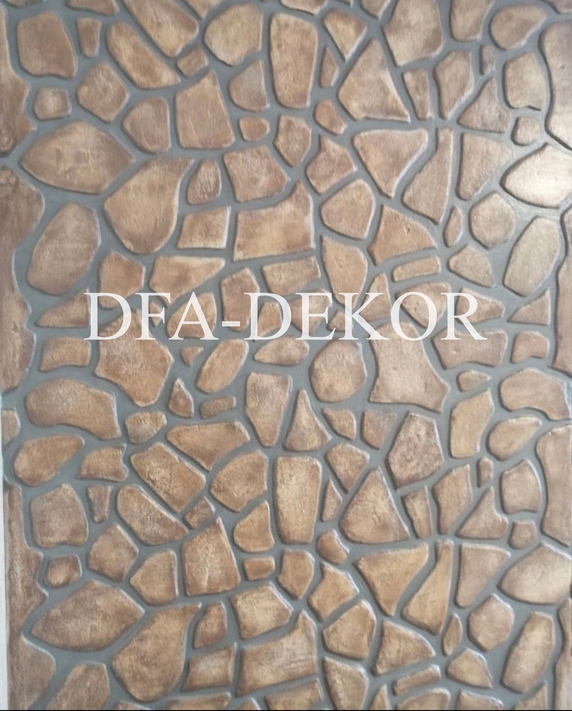 Stone Wall Stencil, Stencils for Wall, Wall Stencils, Geometric Stencil ...