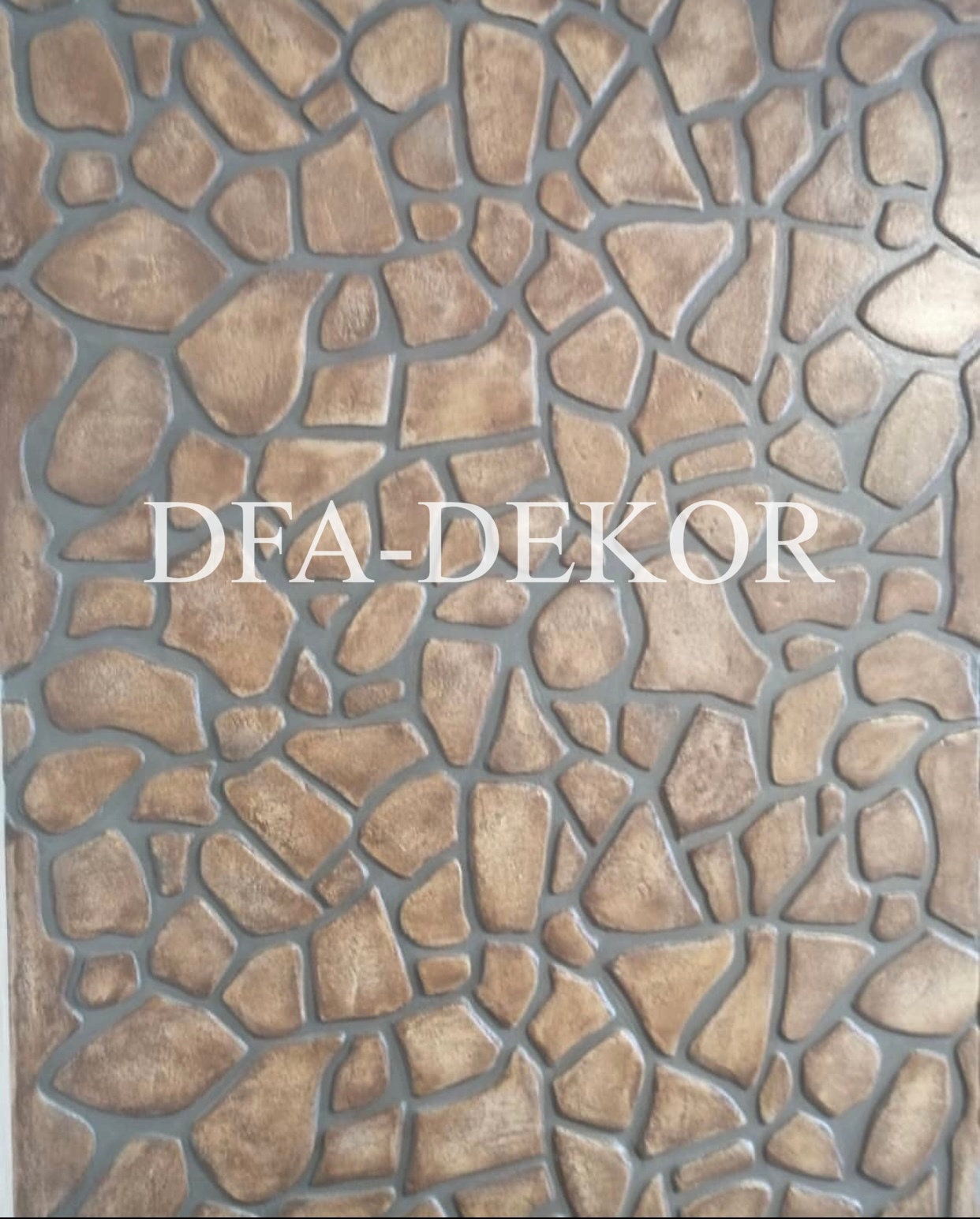 Stone Wall Stencil, Stencils for Wall, Wall Stencils, Geometric Stencil ...