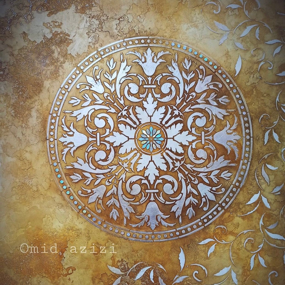 Craft Stencil Overlay Stencil, Border Frames Stencils, Border Stencil ...