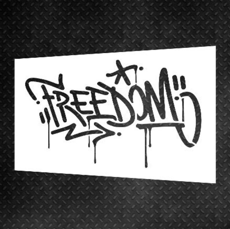 Graffiti Stencils, Street Art Style Name Stencils, Urban Graffiti ...