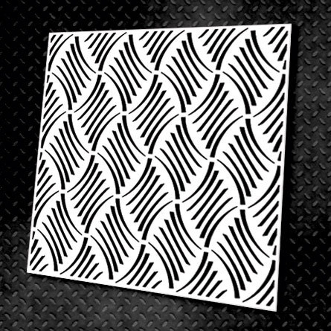 Stylish Wall Stencil, Easy to Use Wall Stencils, Reusable Wall Stencil ...