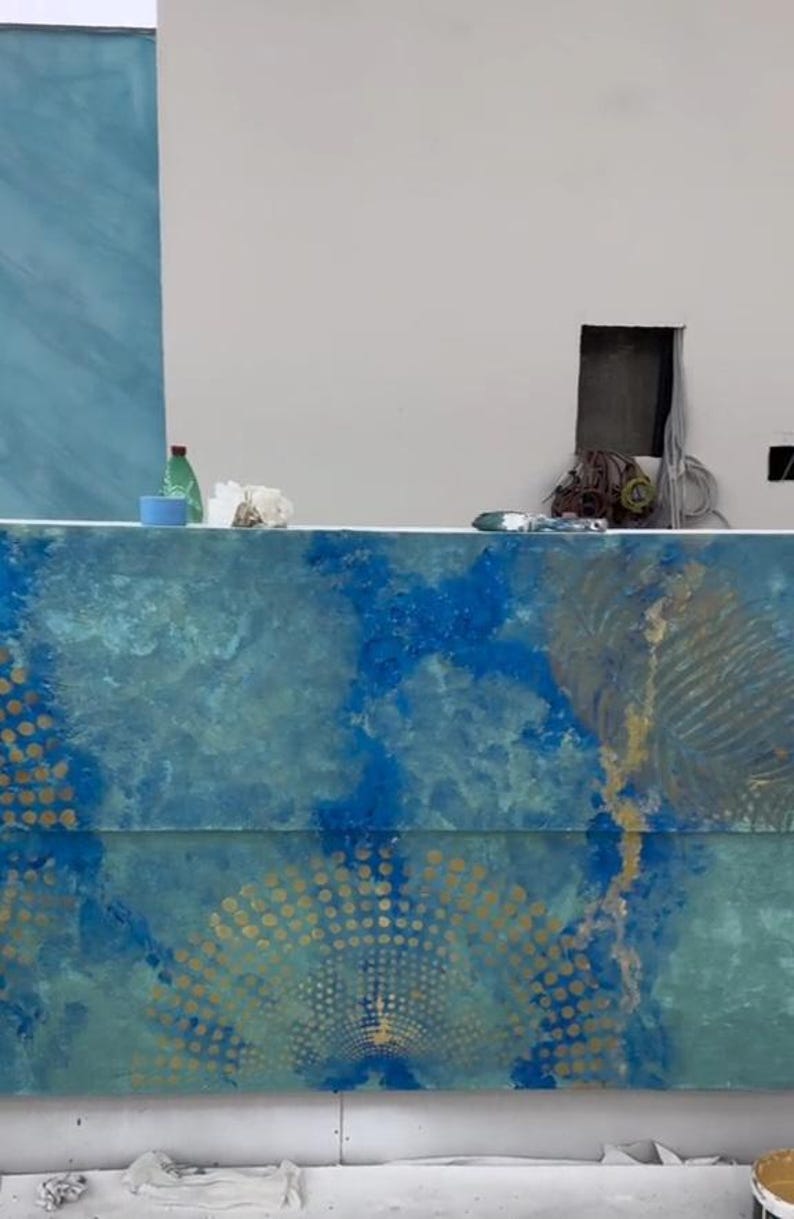 Wall Stencils Set, Nature Leaf & Round Pattern Stencils, Reusable Wall ...