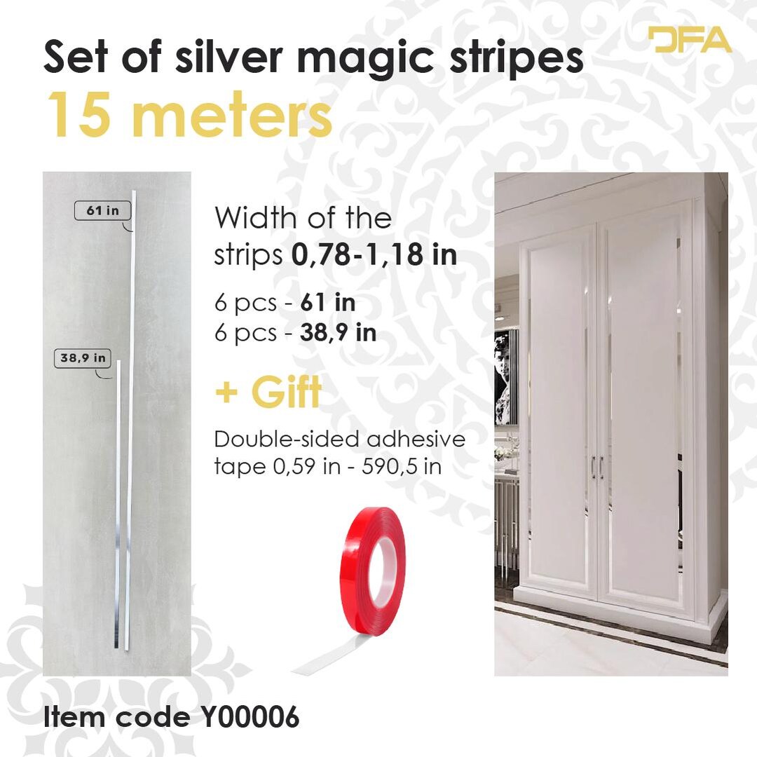 Silver Wall Paneling, Shiny Silver Wall Molding, Stylish Wall Paneling ...