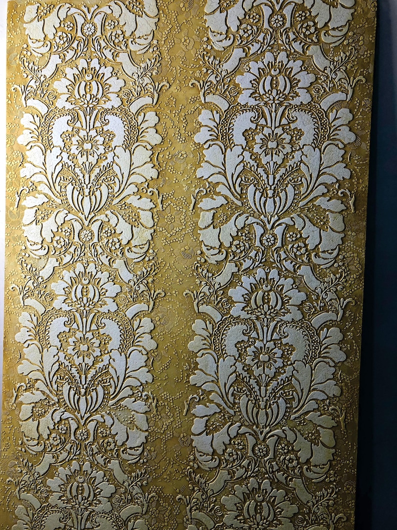 Damask Wall Stencil, Reusable Stencils for Wall, DIY Home Decor, Unique ...