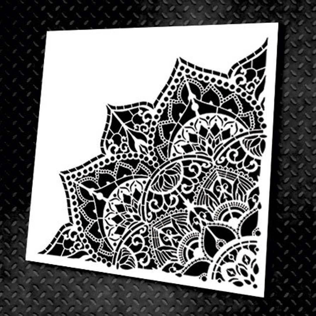 Border Stencil, Border Frames Stencils, Craft Stencil Overlay Stencil ...