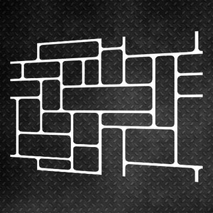 Brick Wall Stencil, Concrete Stencil, Stencil for Concrete, Concrete Handmade, DIY Stone, Wall ...