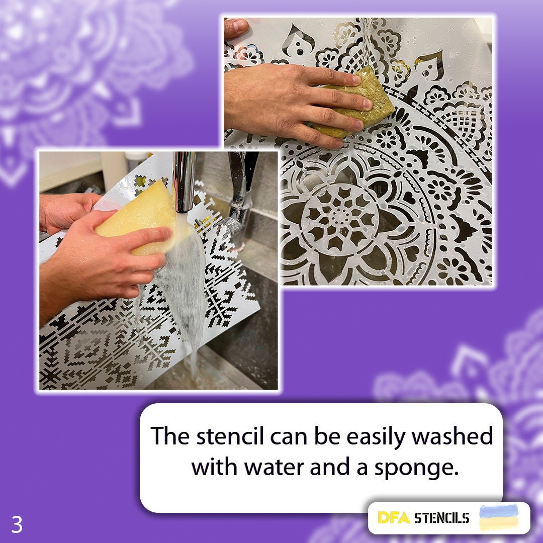 Brick Wall Stencil, Concrete Stencil, Stencil for Concrete, Concrete ...