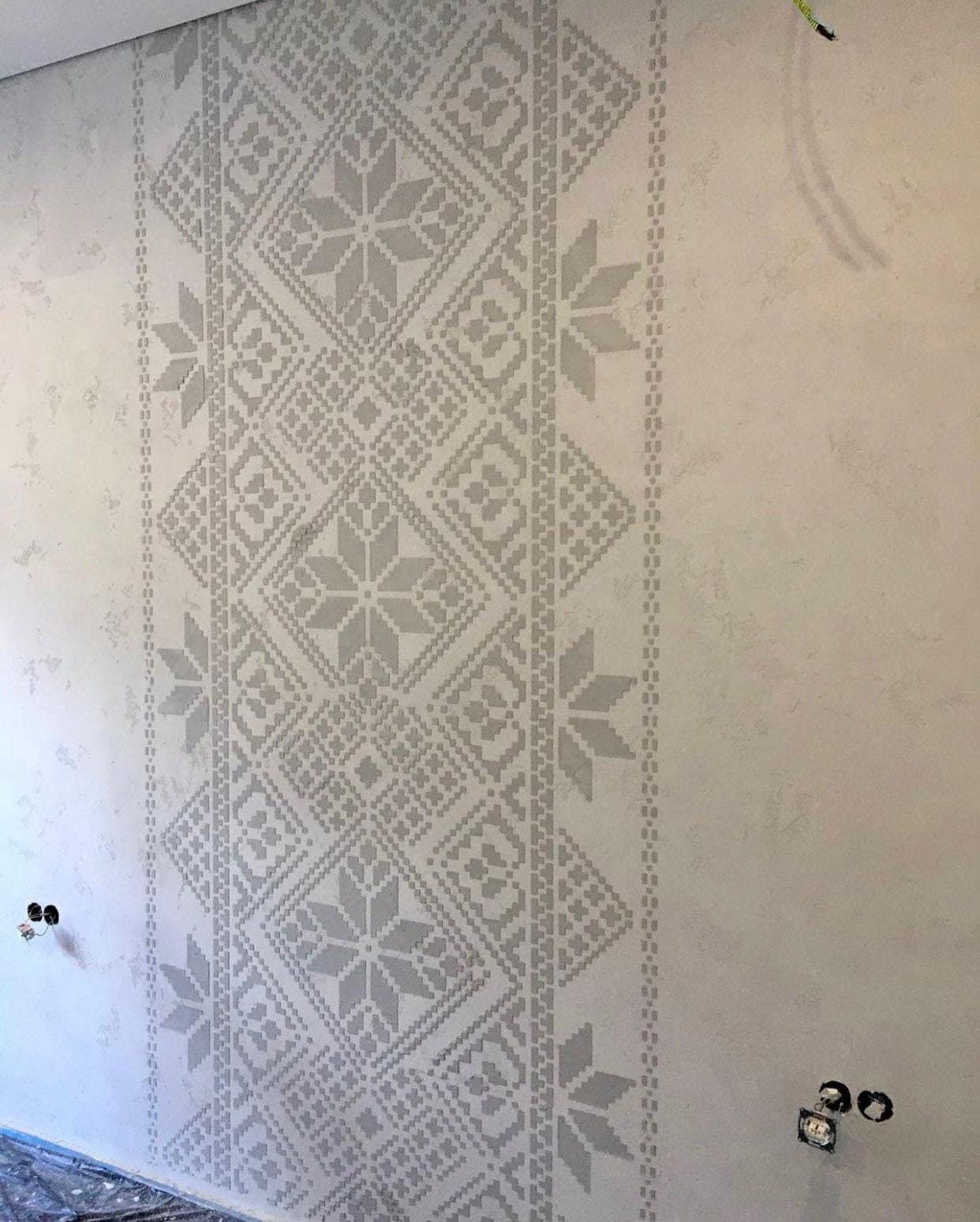Wall Stencil for Upgrading, Alternative Stencils, Stylish Stencil ...
