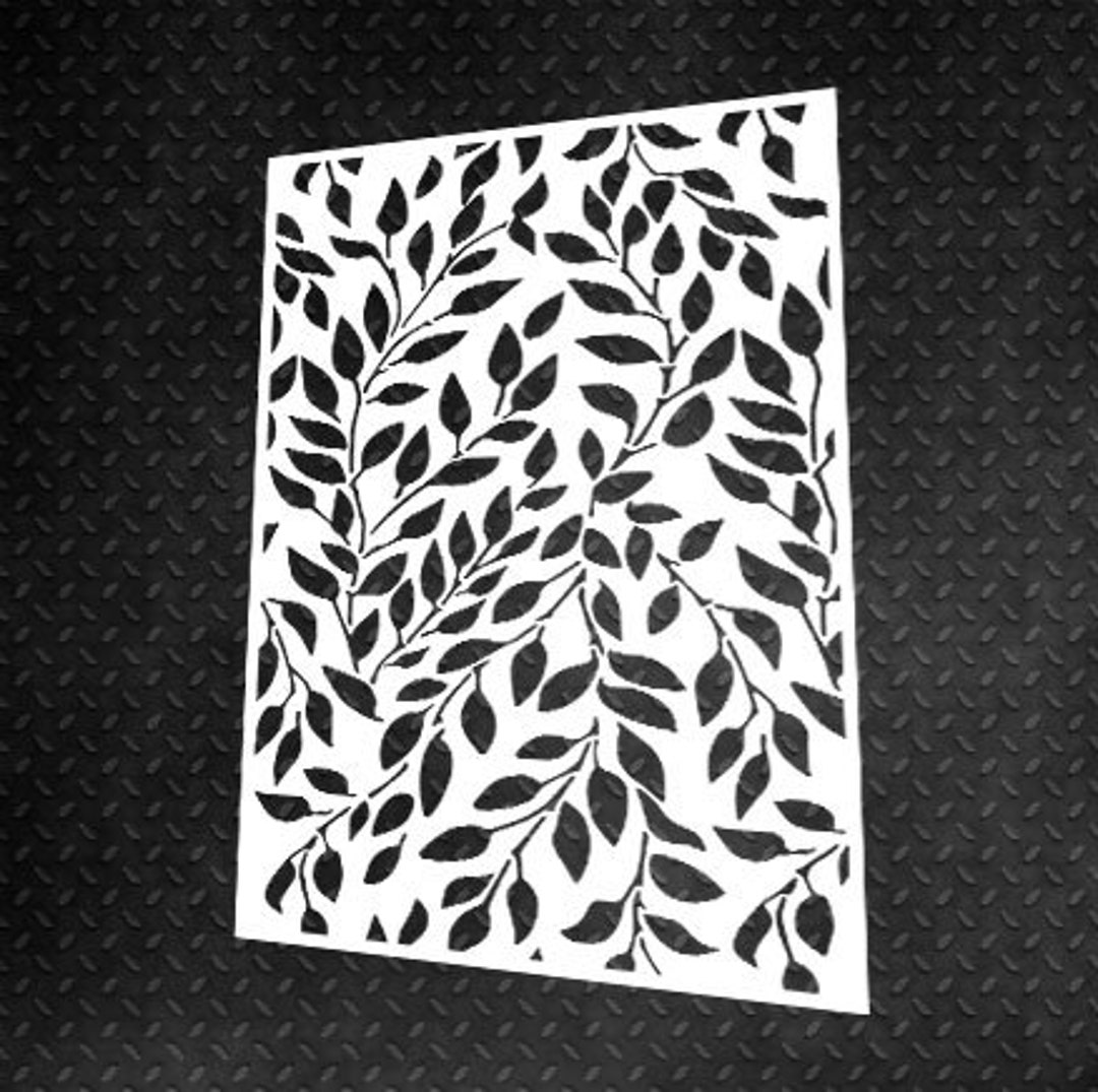 Leaf Stencil, Leaf Stencil Set, IVY Leaves Reusable Stencil, Reusable ...