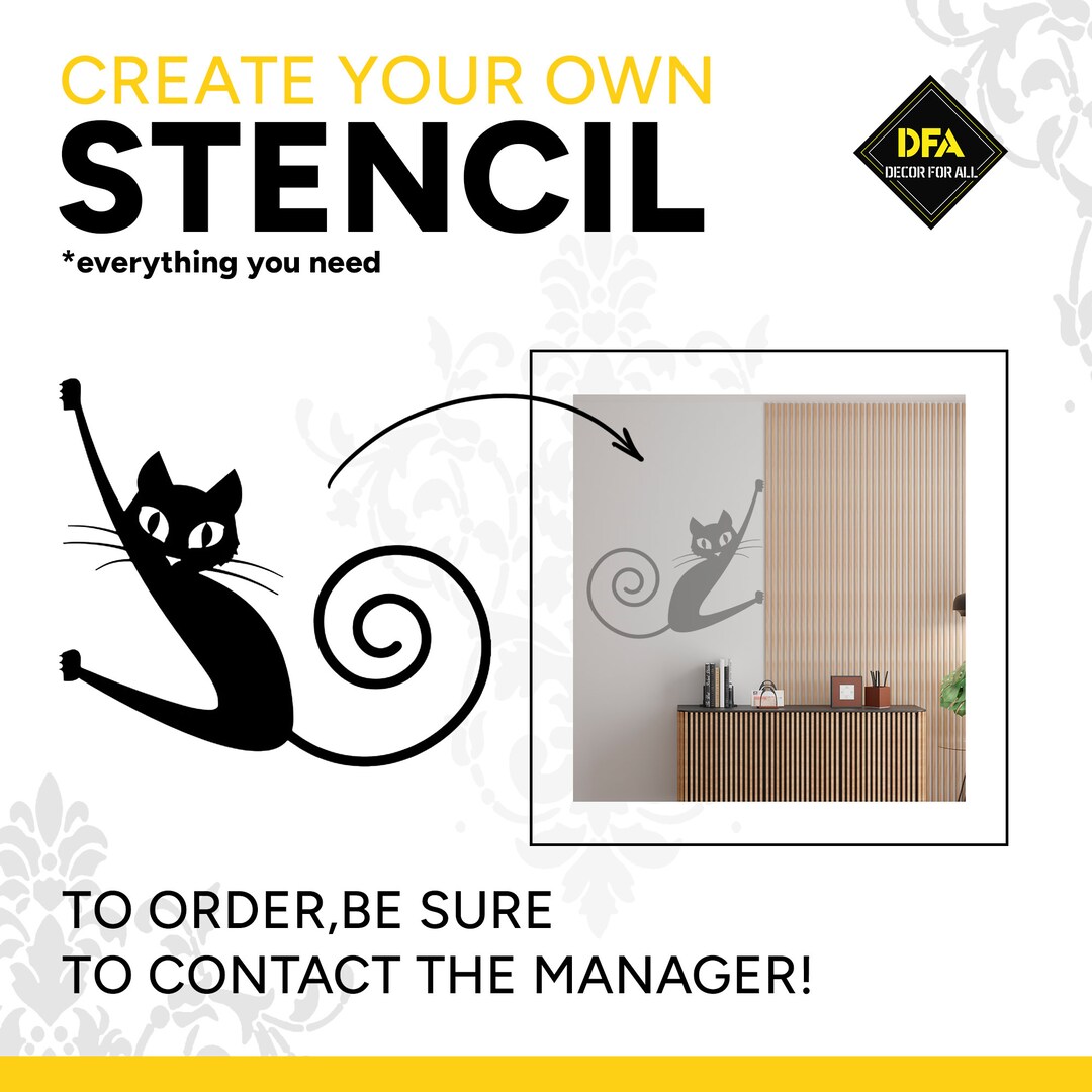 Personalized Stencils, Custom Stencil, Create Personalized Designs for ...