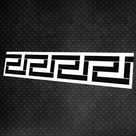 Greek Key Stencil, Reusable DIY Craft Border Stencils of a Greek Key ...