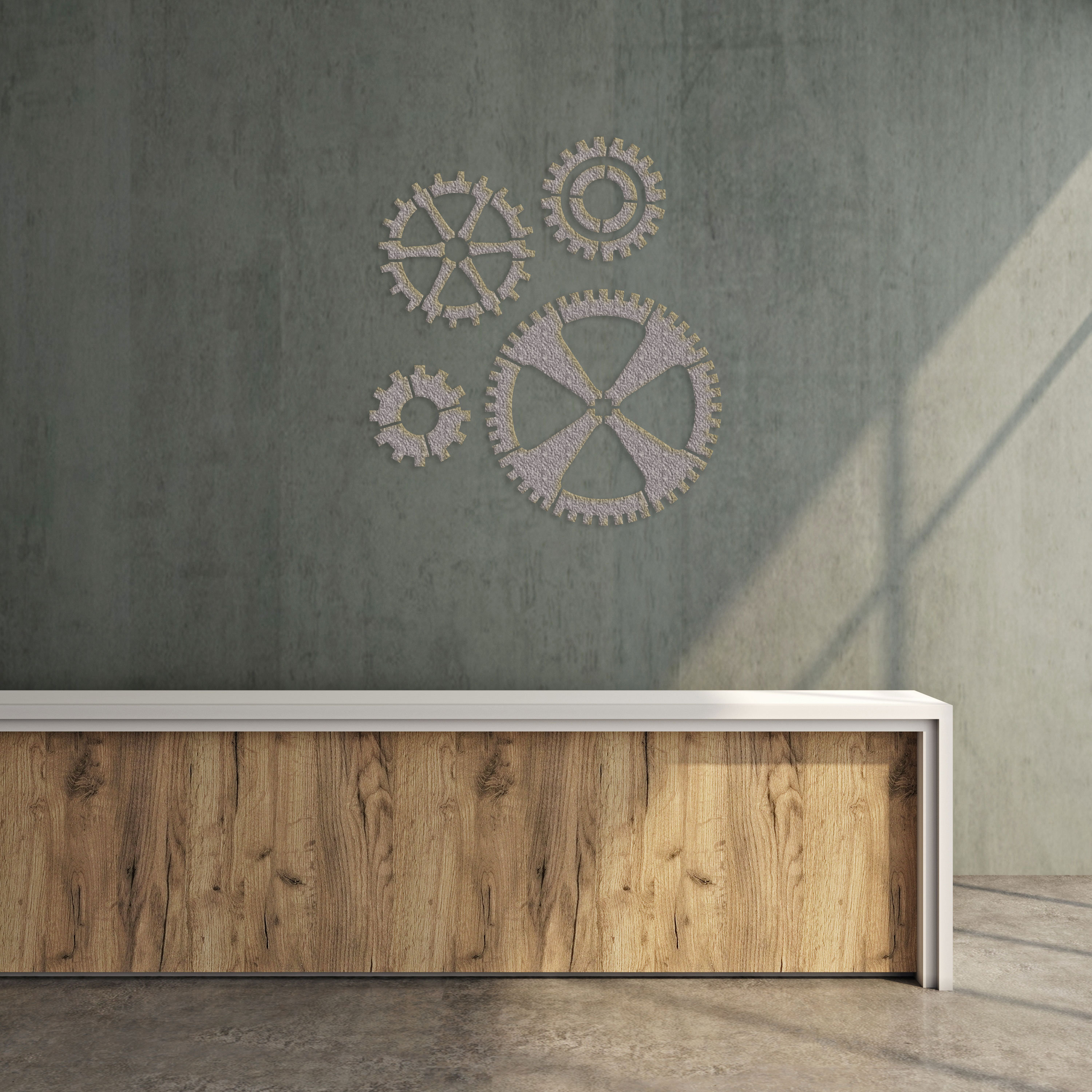 Gear Stencil Cogs & Gears Stencil Template Cutting Laser - Etsy