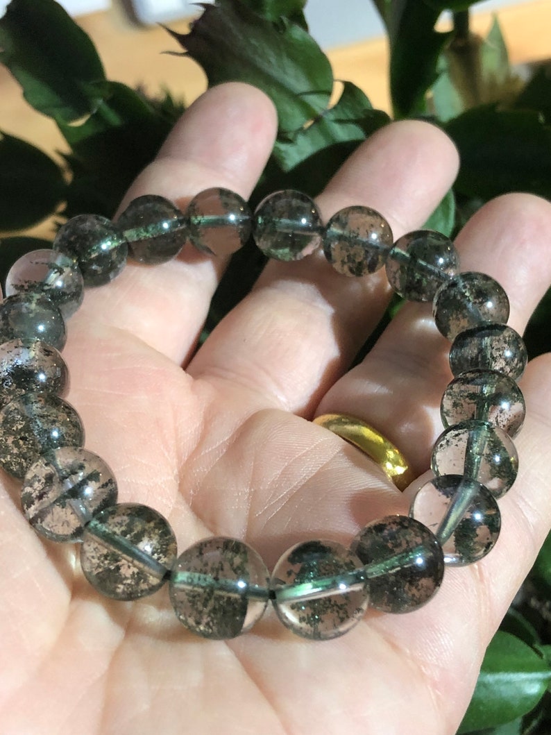 Green thousand Layers Phantom Crystal Beaded Bracelet - Etsy