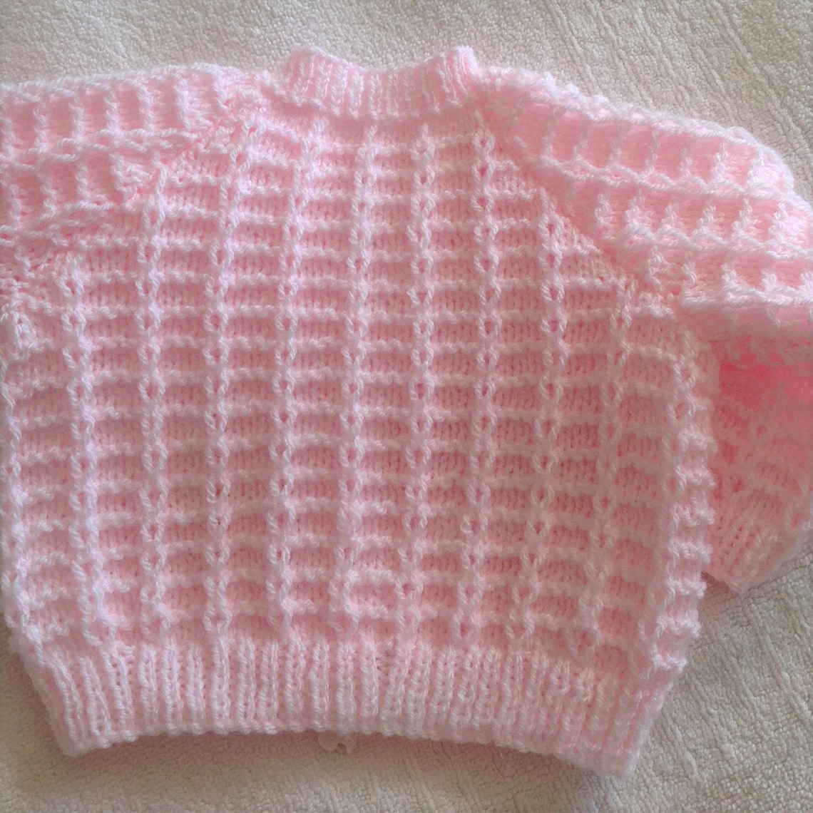 Little Loops Knitted Baby Cardigan Pattern. - Etsy